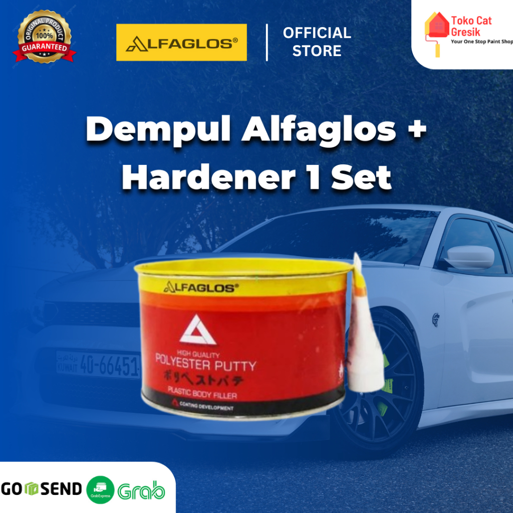 Jual DEMPUL ALFAGLOS TERMURAH 1KG 1 SET + HARDENER | Shopee Indonesia