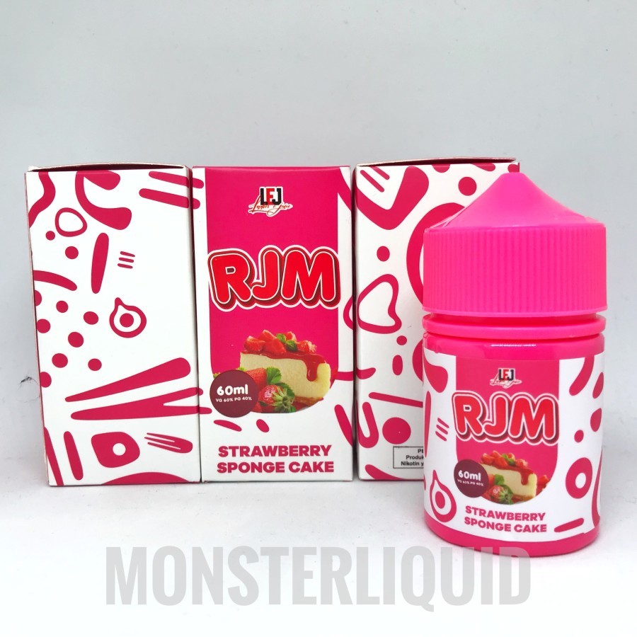 Jual RJM STRAWBERRY SPONGE CAKE BY LADIES EJUICE 3MG 6MG 9MG 60ML ...