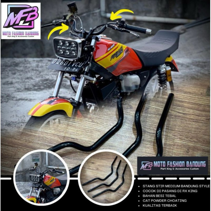 Jual STANG SETANG RXKING MEDIUM RXS SEPESIAL YT CUSTOM HITAM BANDUNG ...