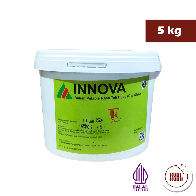Jual DIP GLAZE Innova Green Tea 5kg MURAH | Dip Glaze Cipta GreenTea 5 ...
