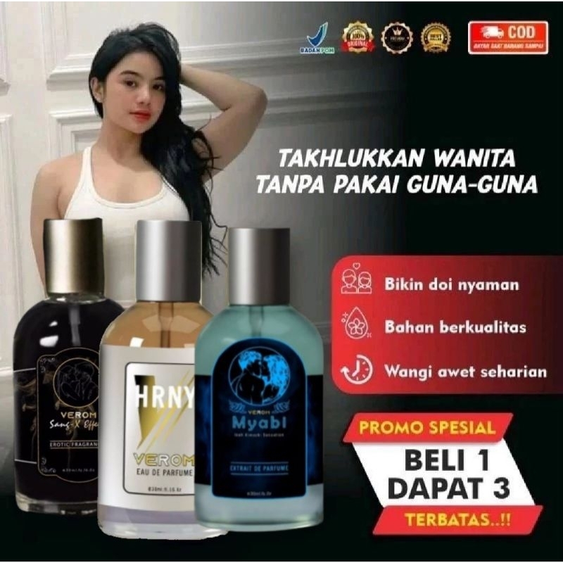 Jual Parfum Pemikat Wanita Verom Sang X Effek Bikin DO'I Nempel Terus ...