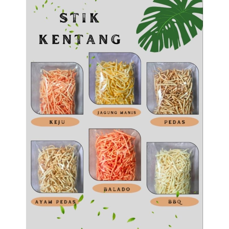 Jual STIK KENTANG KEMASAN BESAR | Shopee Indonesia