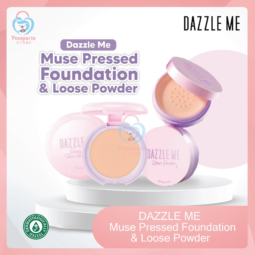 Jual DAZZLE ME Muse Pressed Foundation SPF 25PA+++ / Always Setting ...