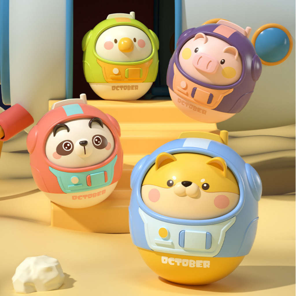 Jual Yelloo!! Yelloo!! Tumbling Animal Mainan Anak Tectile Perception ...