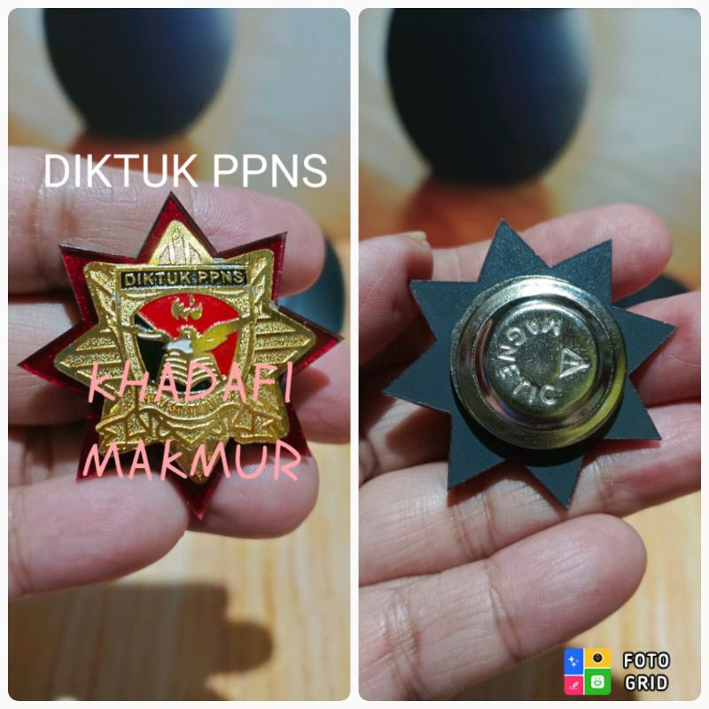 Jual Pin Diktuk PPNS ( 4cm ) | Shopee Indonesia