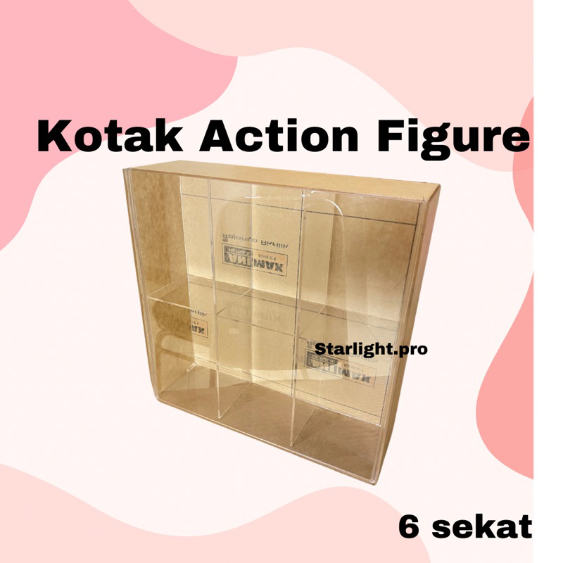 Jual Kotak display figurin Action Figure Box Display Box Full Acrylic ...