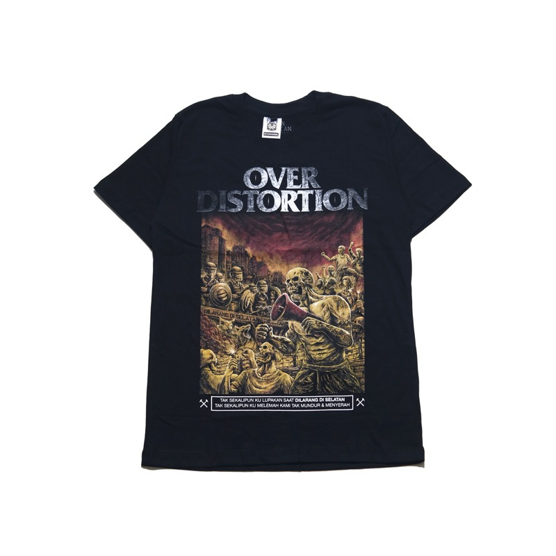 Jual ORIGINAL Tshirt OVER DISTORTION - DILARANG DISELATAN | Shopee Indonesia