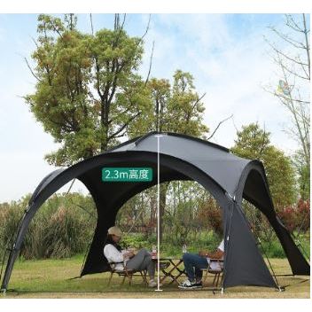 Jual Tenda Besar Canopy Door Hitam Muat 3-12 Orang Tenda Camping Tent ...