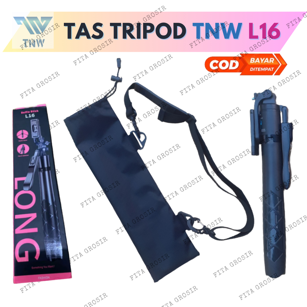 Jual GROSIR TAS TRIPOD TONGSIS SELFIEI TNW L16 BAHAN CORDURA NYLON ...