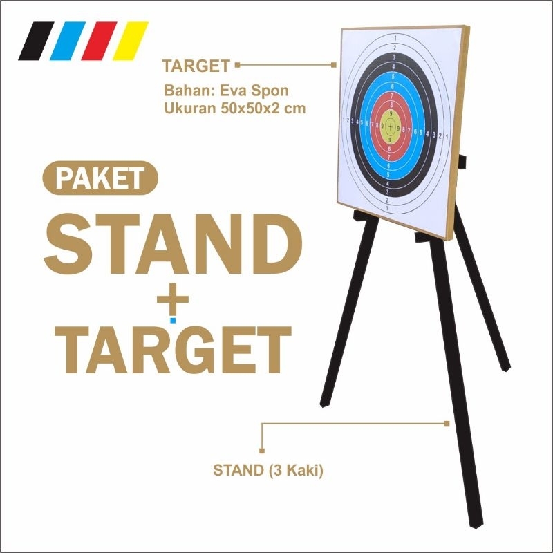 Jual PAKET STAND + TARGET PANAHAN | Shopee Indonesia