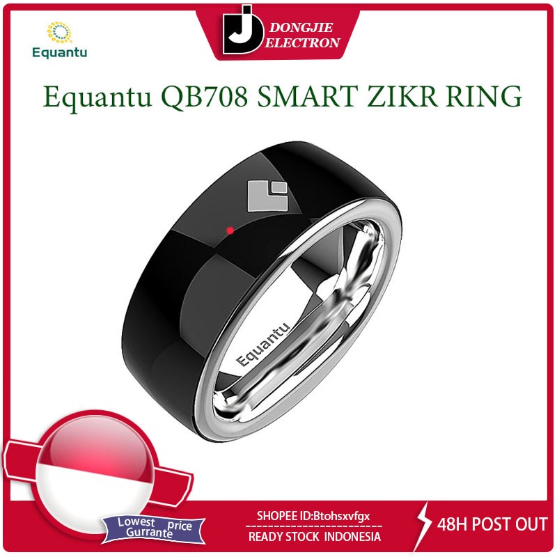 Jual tasbih digital cincin zikr ring equantu alat dzikr digital tombol ...