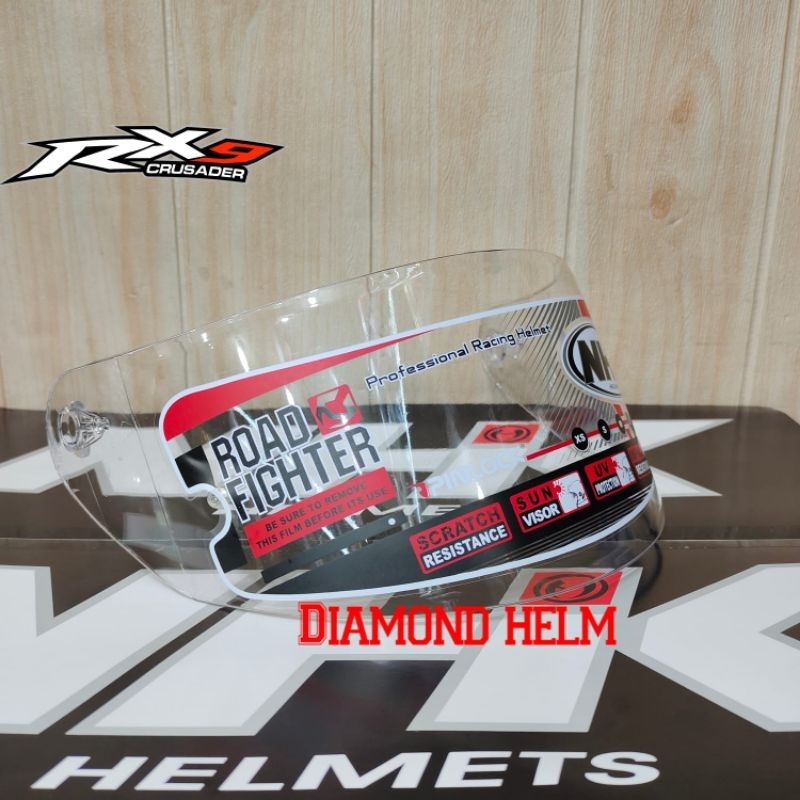 Jual KACA HELM NHK FLAT VISOR NHK RX9 CLEAR ORIGINAL NHK | Shopee Indonesia