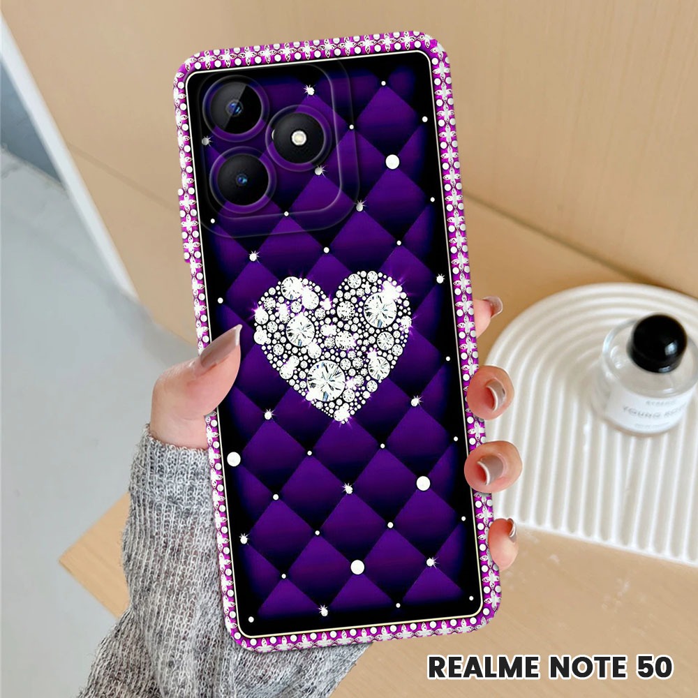 Jual Case Hp Pro Kamera Realme Note 50 Motif LOVE (DS03) Ready Untuk ...