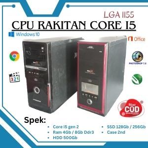 Jual CPU intel Core i5 Ddr3 gen 2 LGA 1155 8Gb SSD HDD - PC Kantor ...