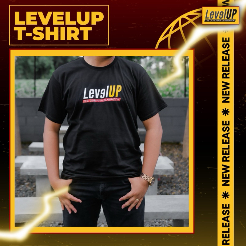 Jual Official T-Shirt by LevelUP Generation | Shopee Indonesia
