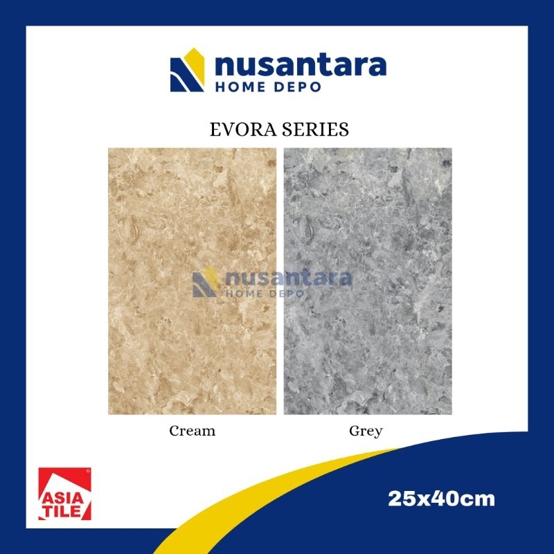 Jual Keramik Dinding Asia Tile Kw C Glossy Ukuran 25x40 Evora Series | Shopee Indonesia