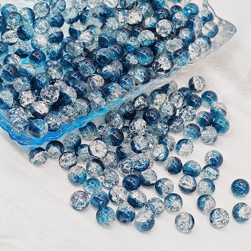 Jual (50pcs) J113 Manik Mutiara Kaca Motif Retak Shimmer 8mm | Shopee ...