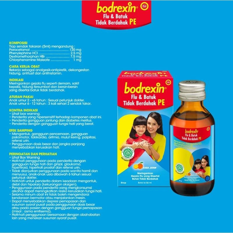 Jual Bodrexin Flu dan Batuk PE Syrup 56ml | Shopee Indonesia