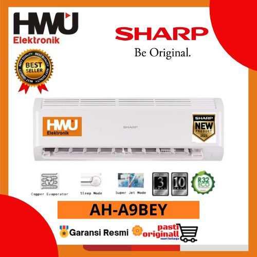 Jual SHARP AC AHA9BEY / AC SPLIT STANDART 1 PK GARUDA SERIES AH-A9BEY | Shopee Indonesia