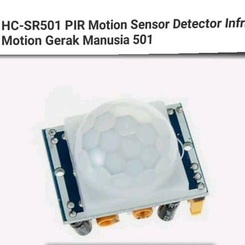 Jual pir sensor HC SR 501 HC-SR501 INFRARED MODULE ARDUINO UNO NANO ...