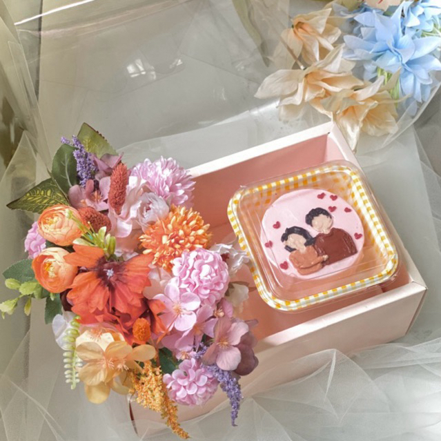 Jual Transparant Flower Box Bouquet Buket Bunga Mika Handy Box ...