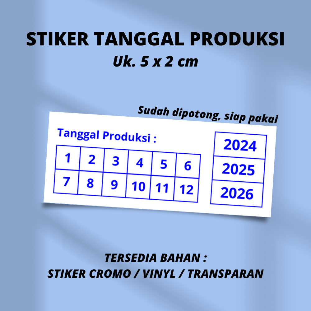 Jual STIKER / LABEL / BEST BEFORE / EXPIRED DATE / TANGGAL PRODUKSI ( 5 x 2cm ) | SUN PRINTING ...