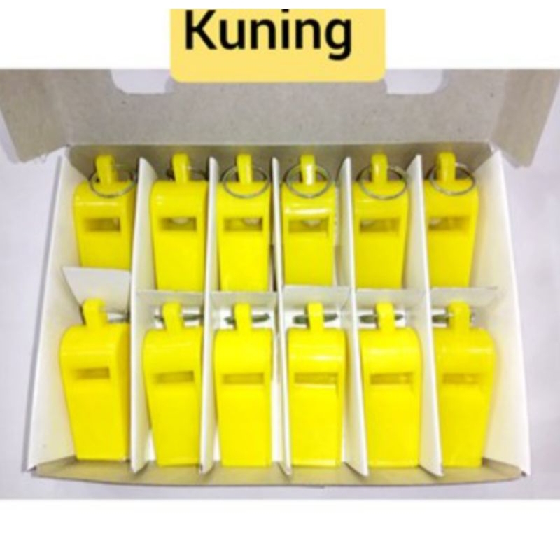Jual Peluit Pramuka Kuning Isi 12 Buah | Shopee Indonesia