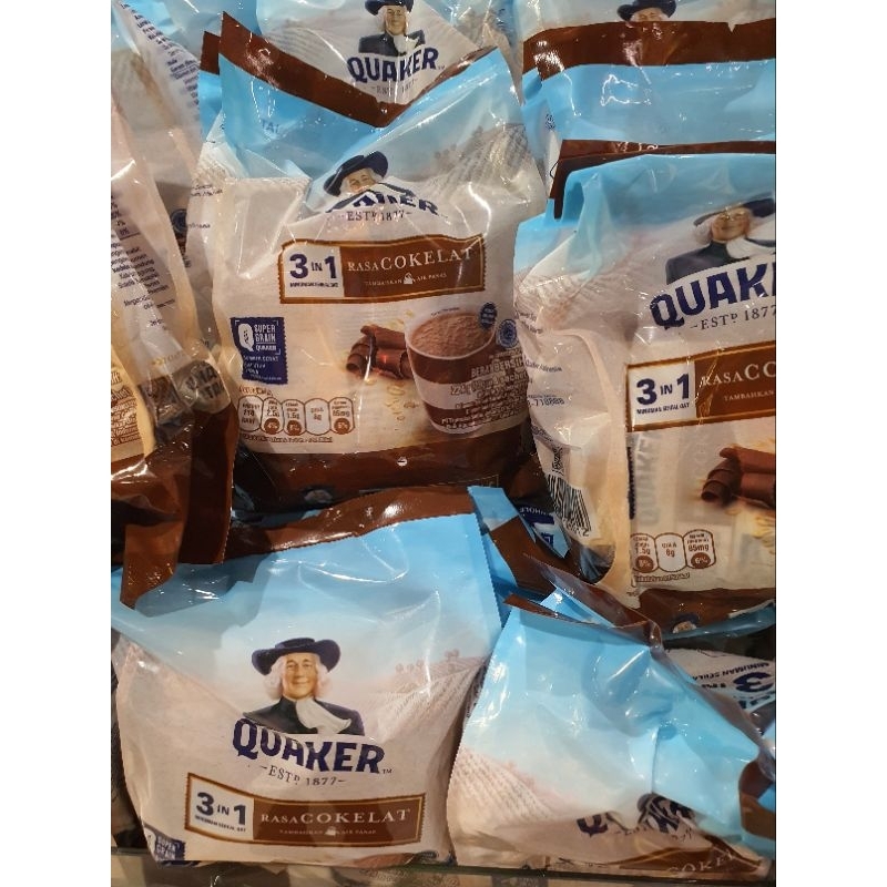Jual Quaker 3 In 1 Rasa Coklat 224gr expired 20 februari 2026 | Shopee ...