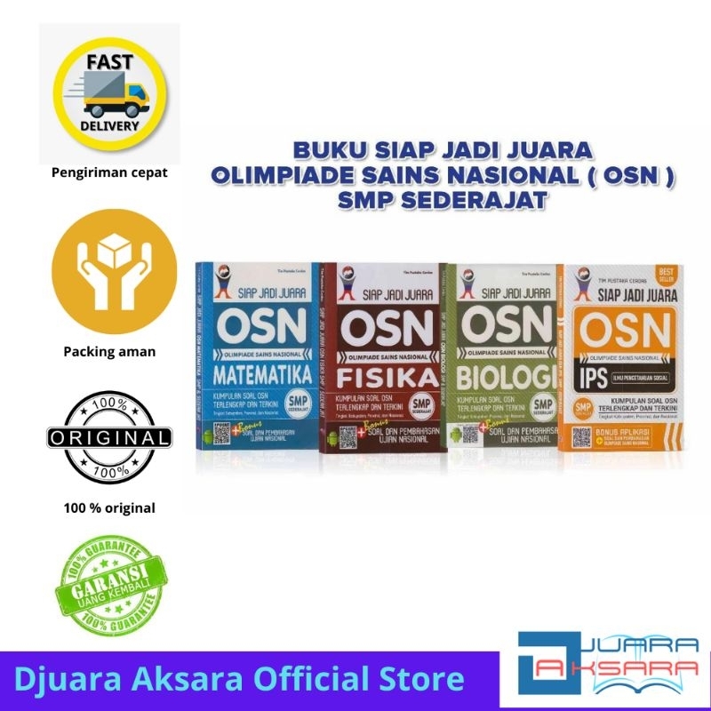 Jual mall inline badgeBuku Olimpiade OSN/KSN Untuk SMP : Matematika ...