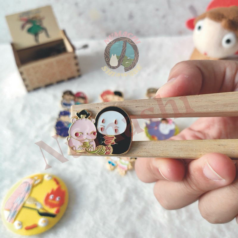 Jual GHIBLI COUPLE PIN ENAMEL BADGE BROS AKSESORIS KOLEKSI CHIBI TOTORO ...