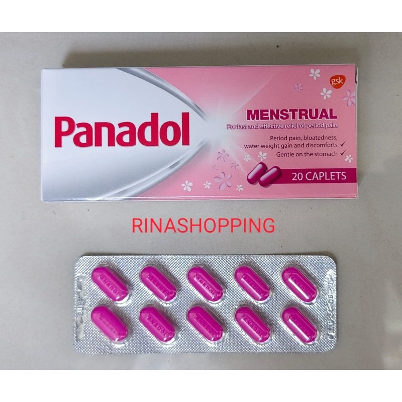 Jual Panadol Menstrual per strip 10 tablet (Import Singapore) | Shopee ...