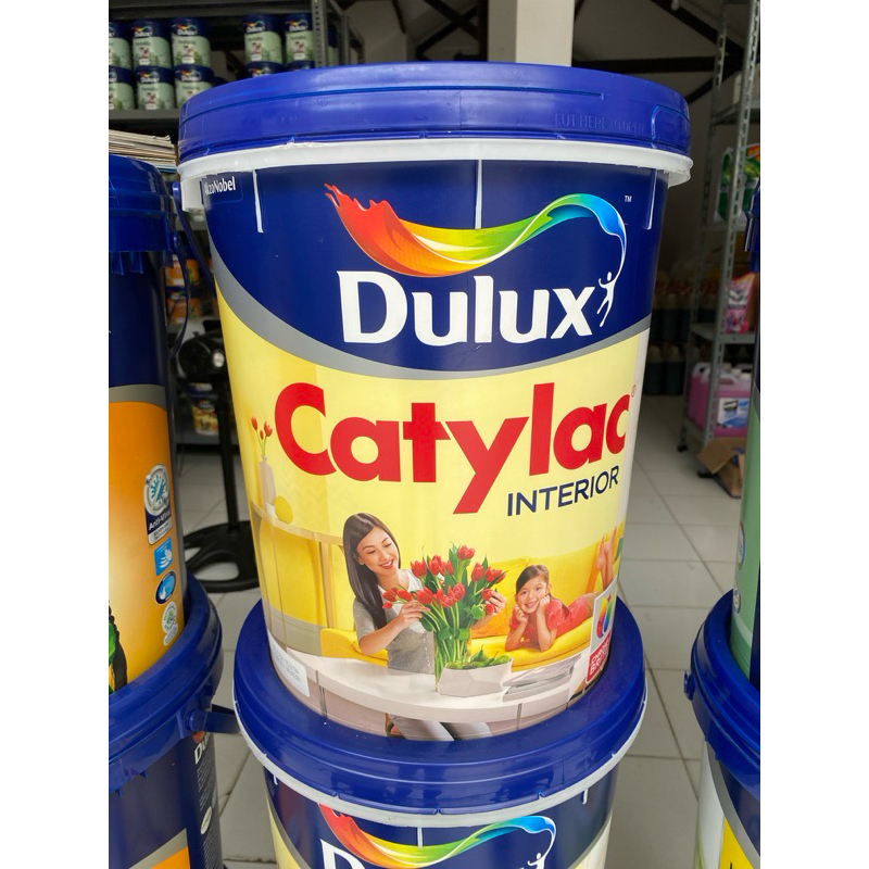 Jual Cat Tembok Dalam Dulux Catylac Interior 1501N putih 20LTR | Shopee ...