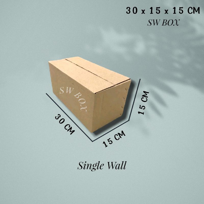 Jual Kardus Ukuran 30x15x15 CM Box untuk packing ST | Shopee Indonesia