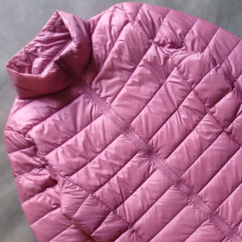 Jual Jaket Bulu Angsa Unbrand Ultralight Pink | Shopee Indonesia