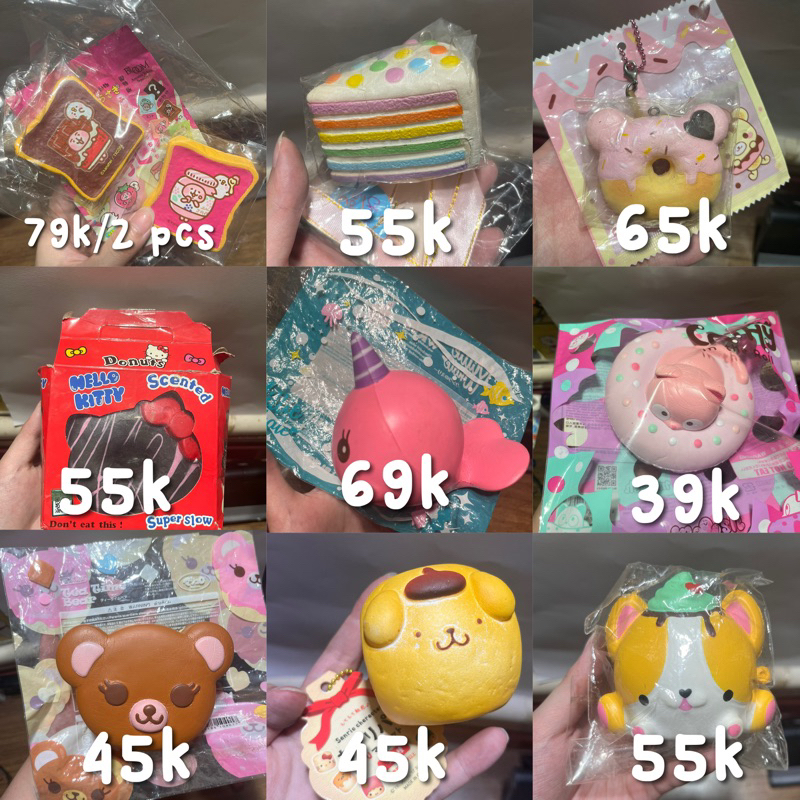 Jual BANTING HARGA sale squishy SEMUA LENGKAP! original packaging + tag ...