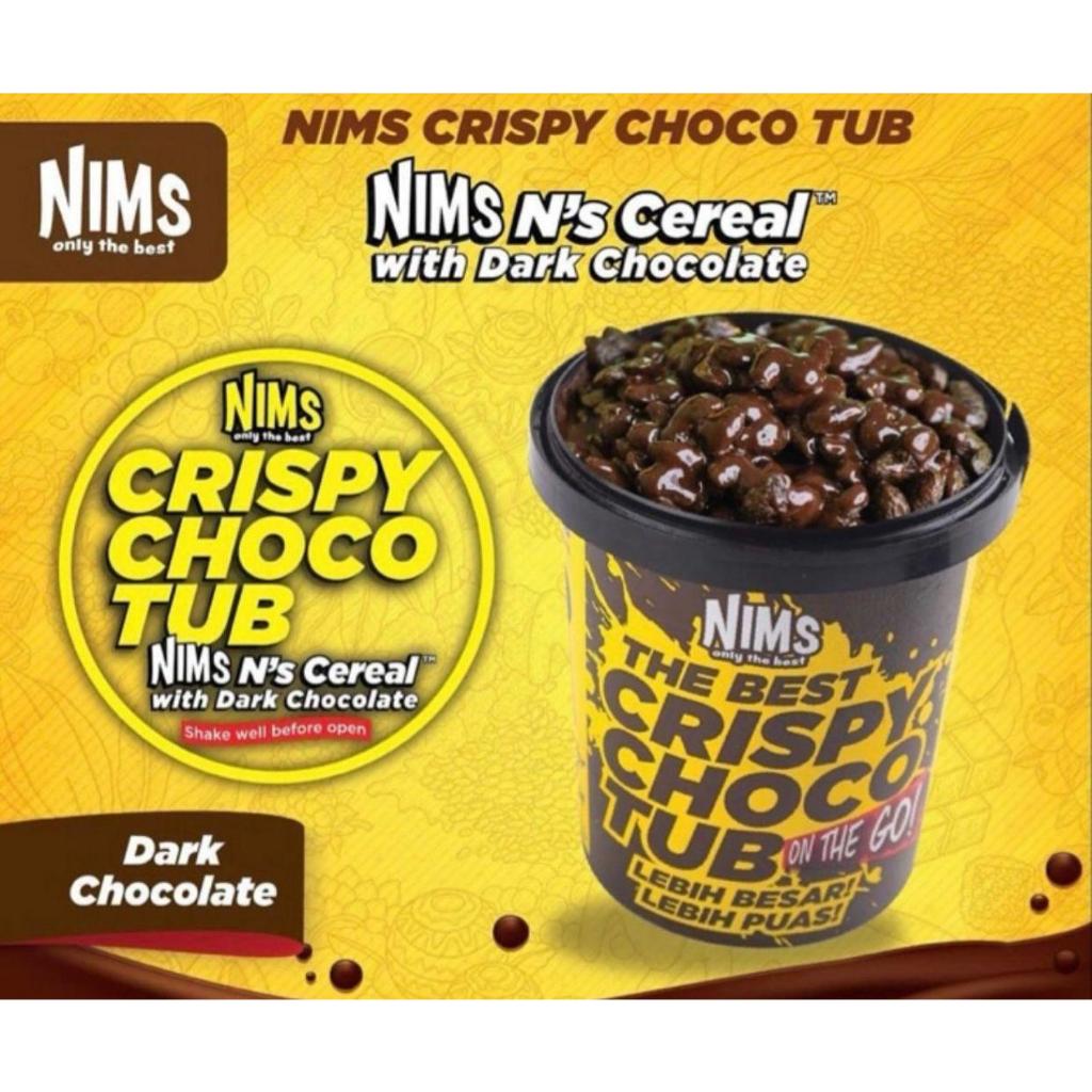 Jual Nims Crispy Choco Tub NIMS Ns Cereal Campuran Coklat Hitam dan ...