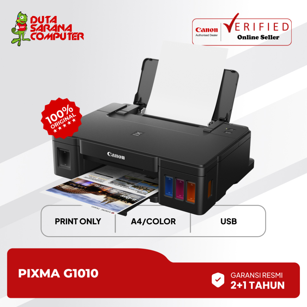 Jual Printer Canon Pixma G1010 Ink Efficient - G Series MURAH 100% ...