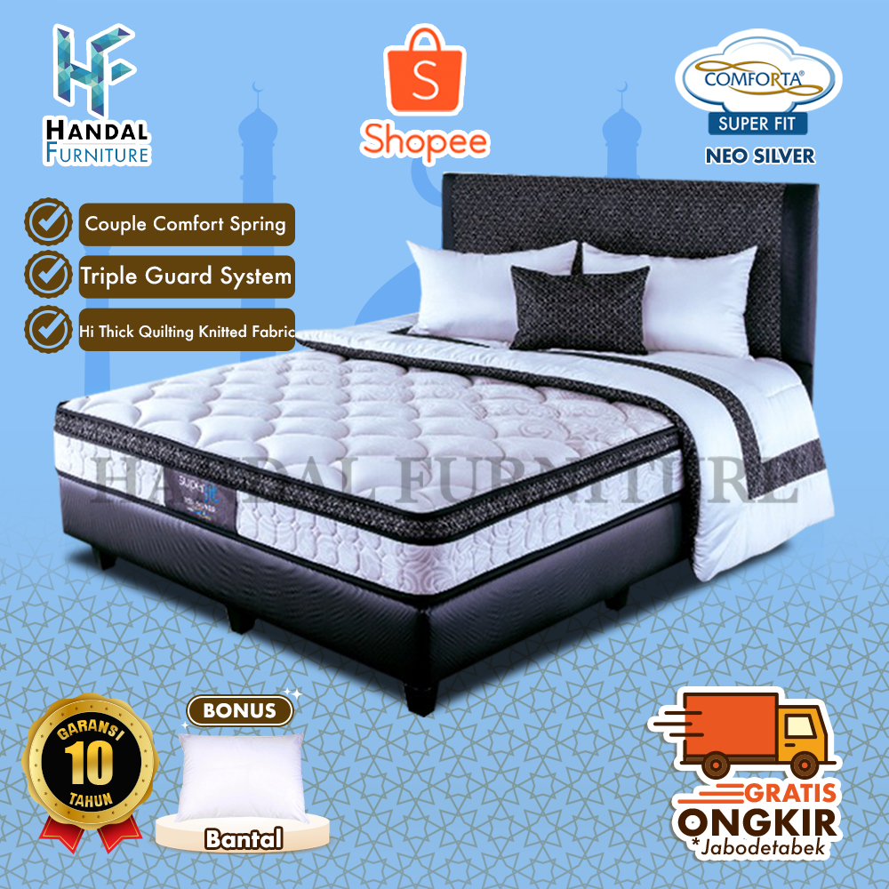 Jual Neo Collection Comforta Super Fit Neo Silver Fullset | Shopee ...