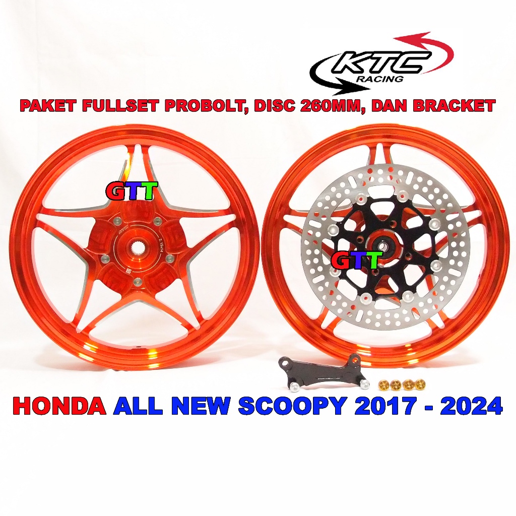 Jual Velg KTC ARES Vario 110,Beat,Scoopy,Vario 125/150 Ring 14x185&215 ...