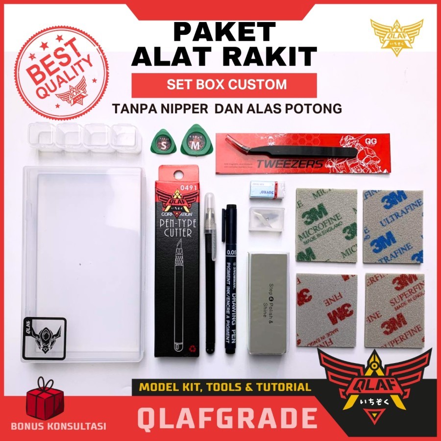 Jual ALAT RAKIT GUNDAM SET BOX CUSTOM | Shopee Indonesia