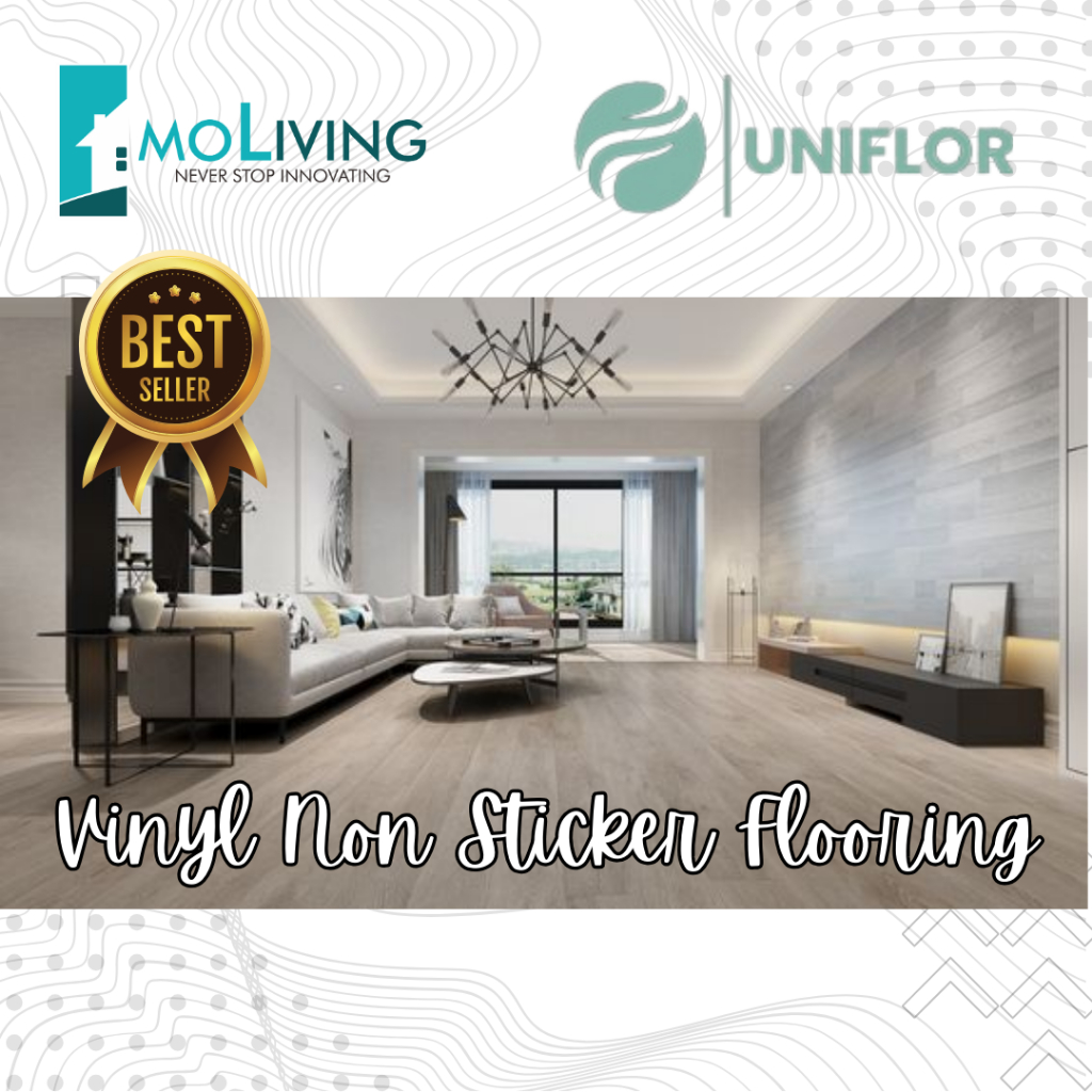 Jual Vinyl Lantai - UNIFLOR - 1,8mm (1 Box isi 3,345 m2 dengan 24 lbr ...