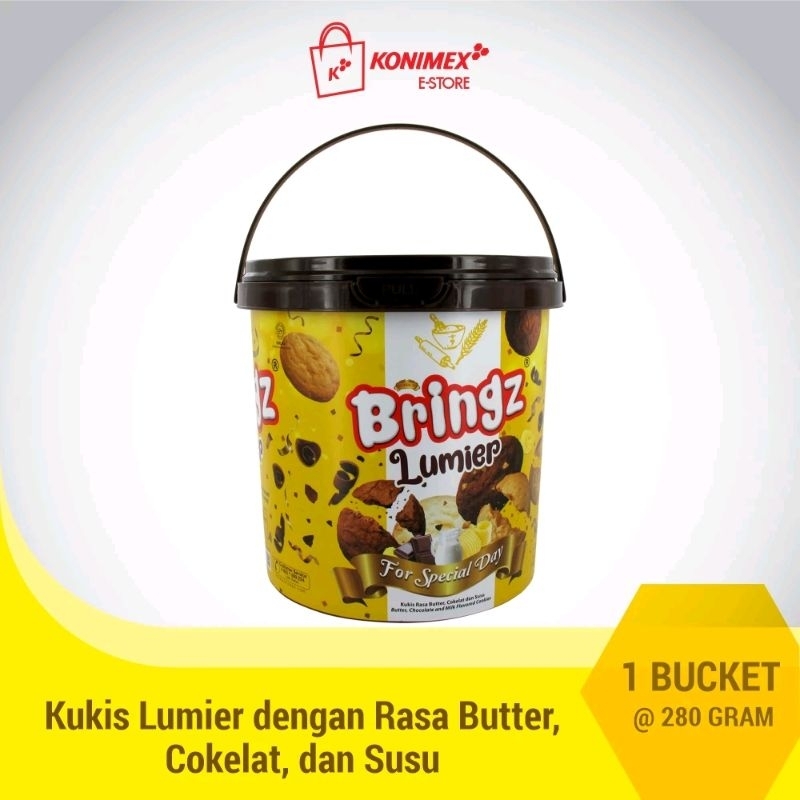 Jual Bringz Lumier 280 gr Kukis Lumer rasa Butter, Cokelat dan Susu ...