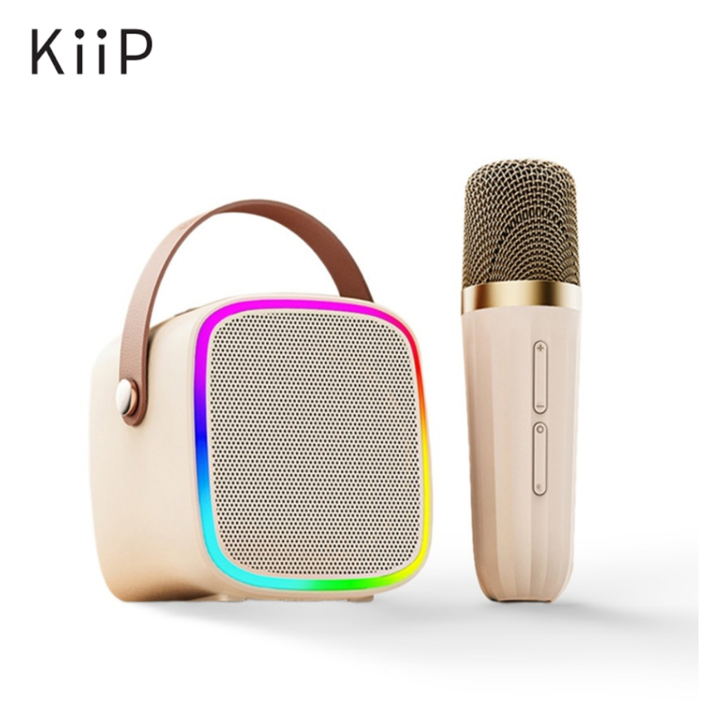 Jual KiiP Y8 Speaker Mic Wireless Karaoke RGB Bluetooth Microphone ...