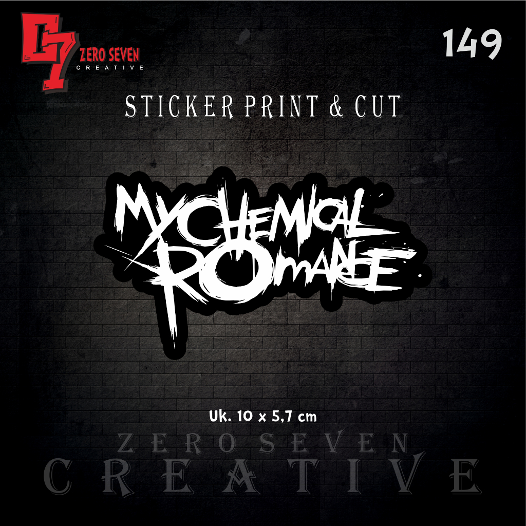 Jual STIKER BAND MY CHEMICAL ROMANCE (MCR) / RACING / STIKER MOTOR ...