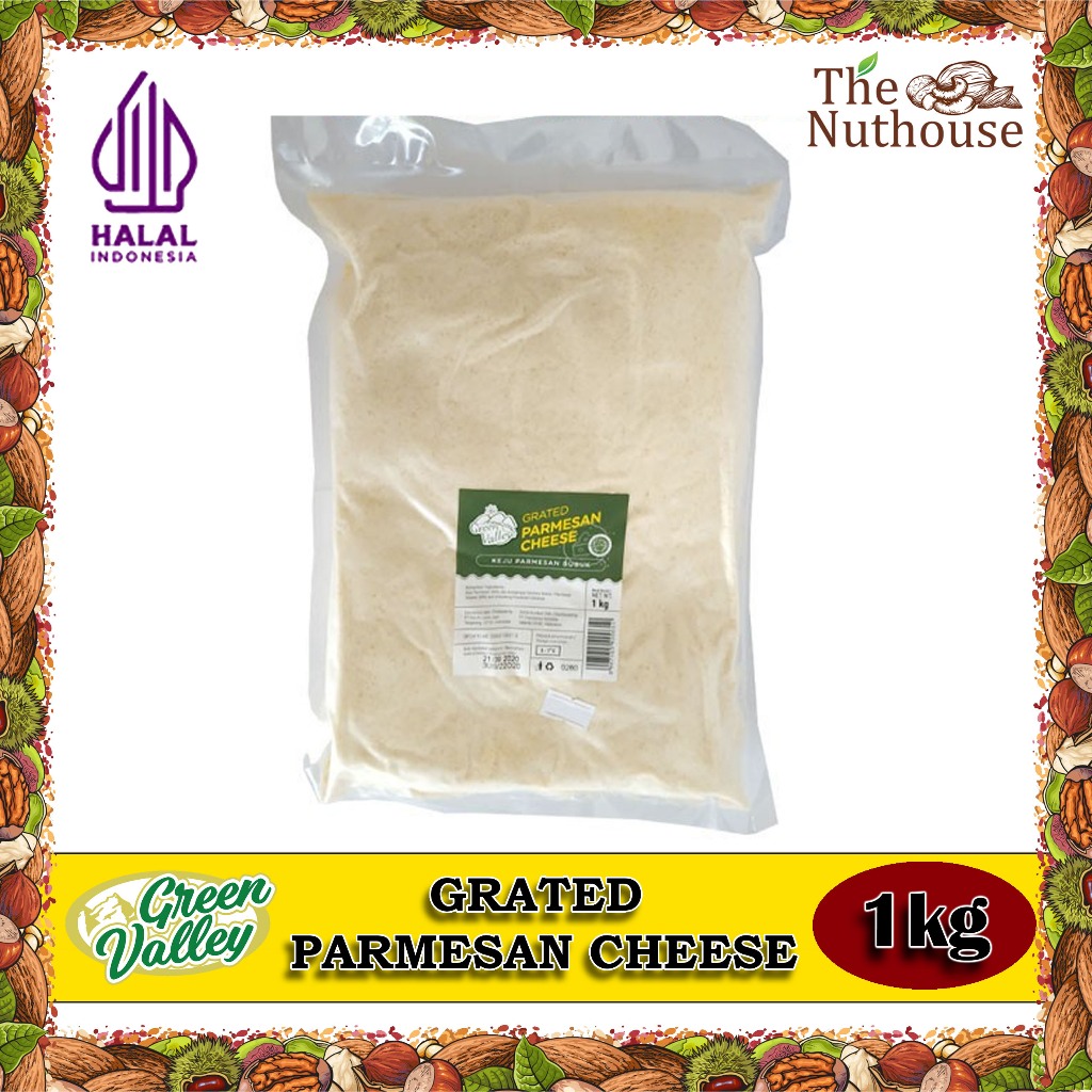 Jual Green Valley Grated Parmesan Cheese / Keju Parmesan Bubuk 1kg ...