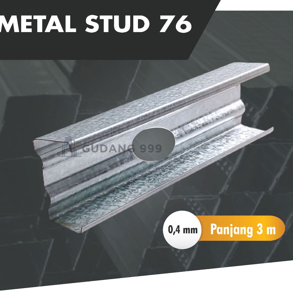 Jual Model Terkini METAL STUD 76 RANGKA PARTISI RANGKA GYPSUM RANGKA ...