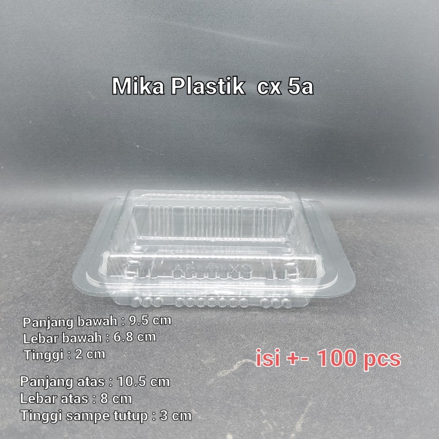 Jual Mika Kue / Mika Plastik CX 5a isi +- 100 pcs | Shopee Indonesia