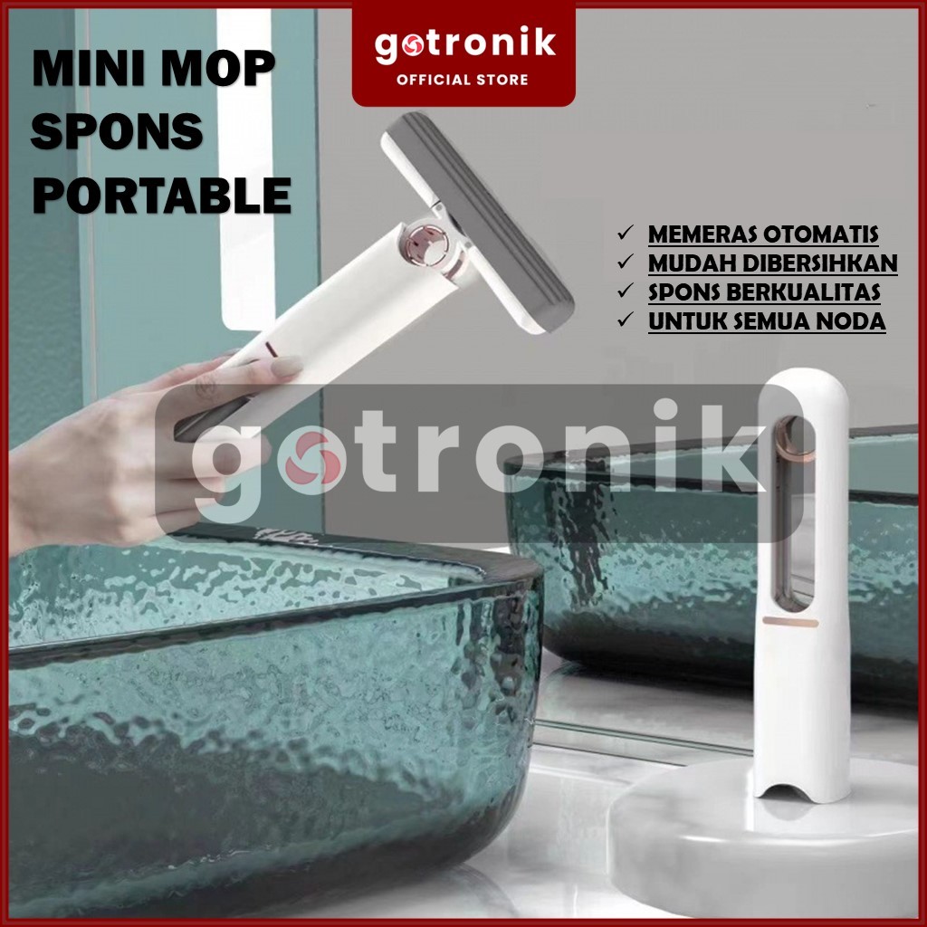 Jual Mini Mop Alat Pel Mini Lipat Portable Cleaner Pembersih Ruangan ...