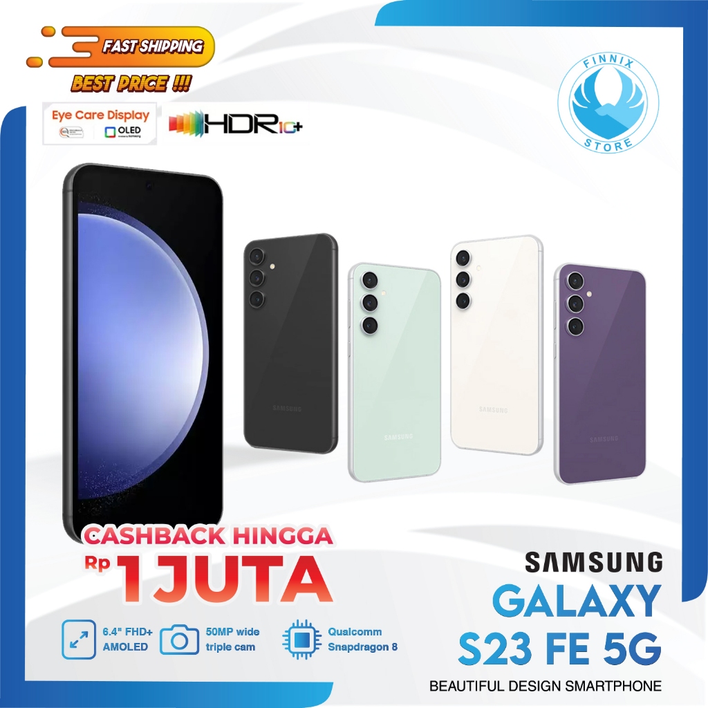 Jual Samsung Galaxy S23 FE Garansi Resmi S23FE 8/128 8/256 GB - Smartphone | Shopee Indonesia