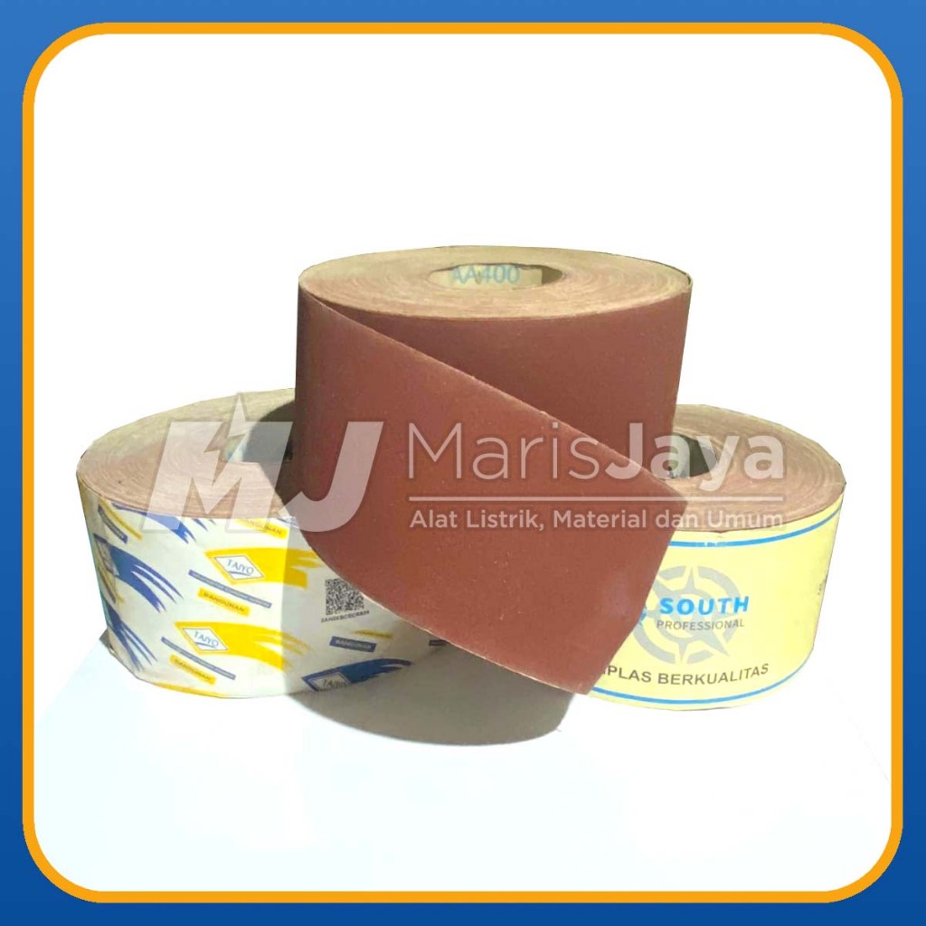 Jual Amplas Roll Meteran TAIYO Grit 60/80/100/120/150/180/240/320/400 ...